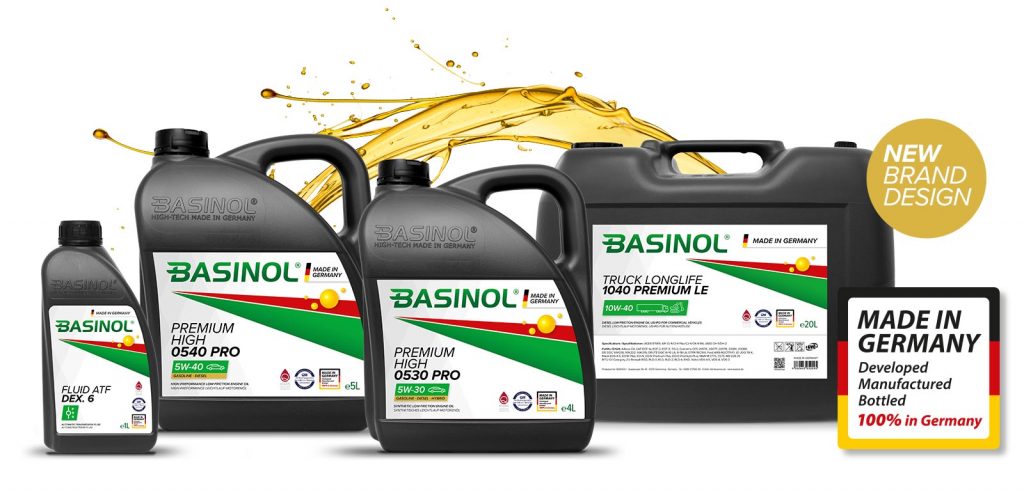 BASINOL Motoröl, Getriebeöl & Schmierstoffe – Made in Germany