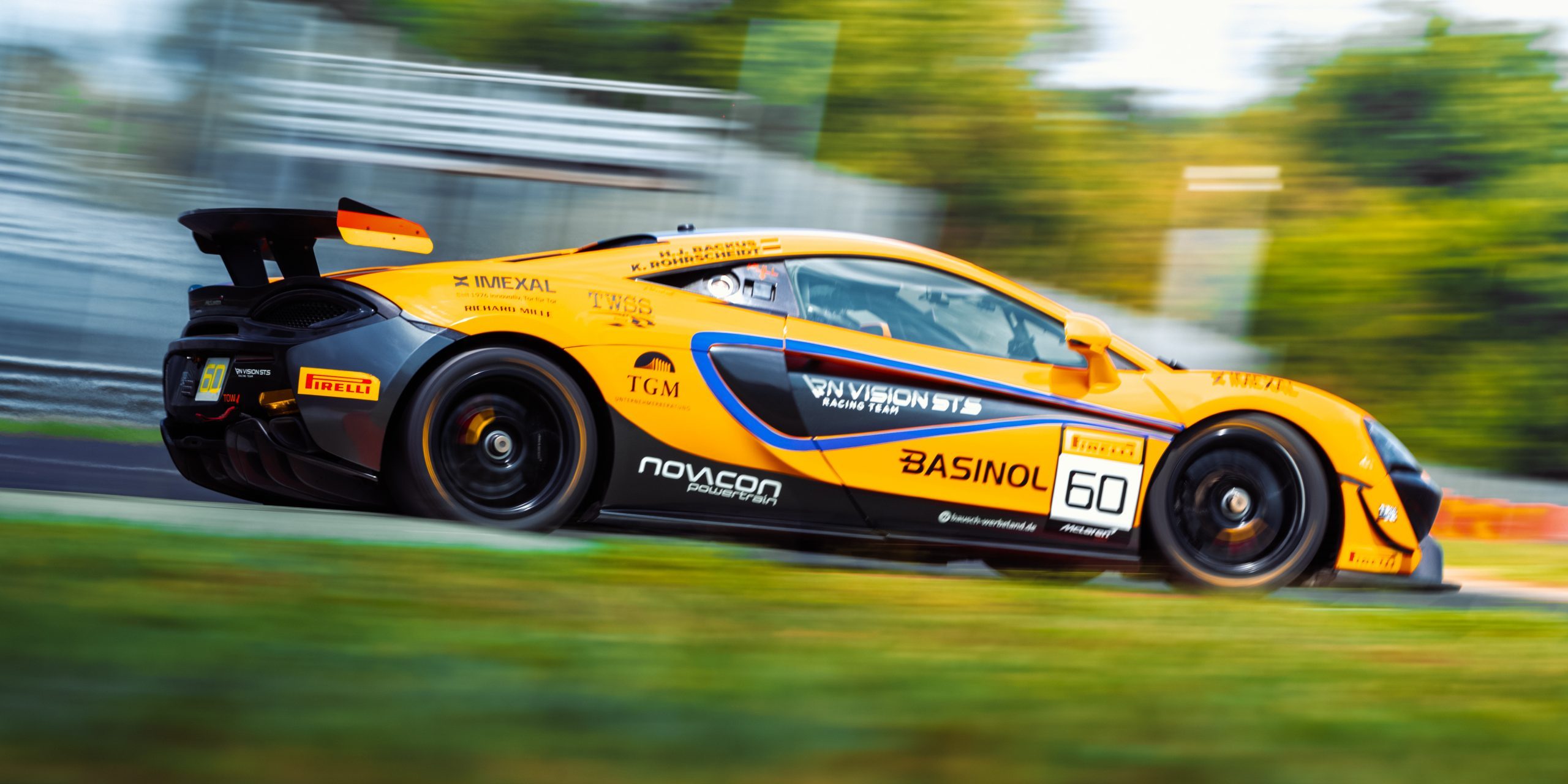 BASINOL at the "Temple of Speed": McLaren Trophy Europe race this ...