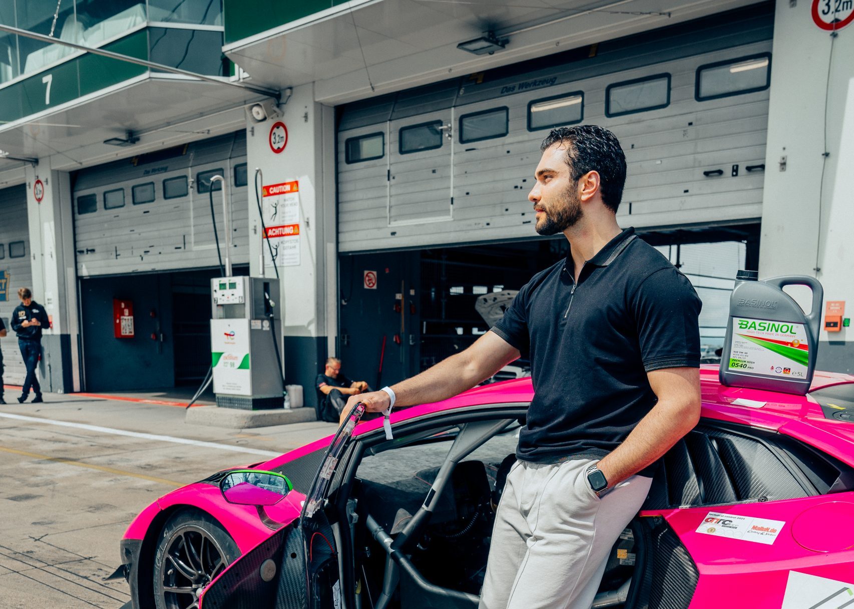 Style meets speed: Brand ambassador and model Omar Meslmani in the ...